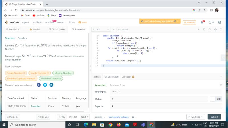Shalini Raghav on LinkedIn: #day24 #100daysofcodechallenge #leetcode # ... Shalini Raghav on LinkedIn: #day24 #100daysofcodechallenge #leetcode # ...
