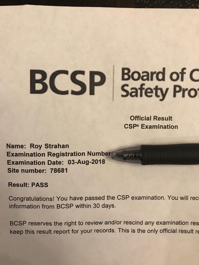 Roy Strahan III, CSP on LinkedIn: Passed the CSP today! | 47 comments Roy Strahan III, CSP on LinkedIn: Passed the CSP today! | 47 comments