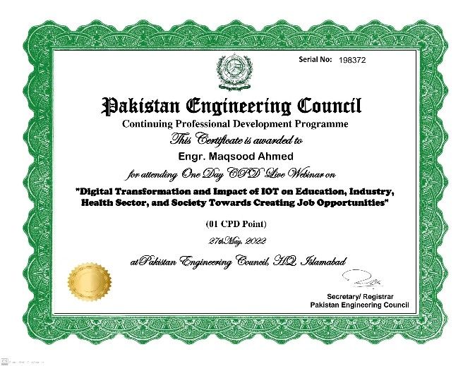 Maqsood Ahmed on LinkedIn: #e #cpd #pec #digitaltransformation #iot # ... Maqsood Ahmed on LinkedIn: #e #cpd #pec #digitaltransformation #iot # ...