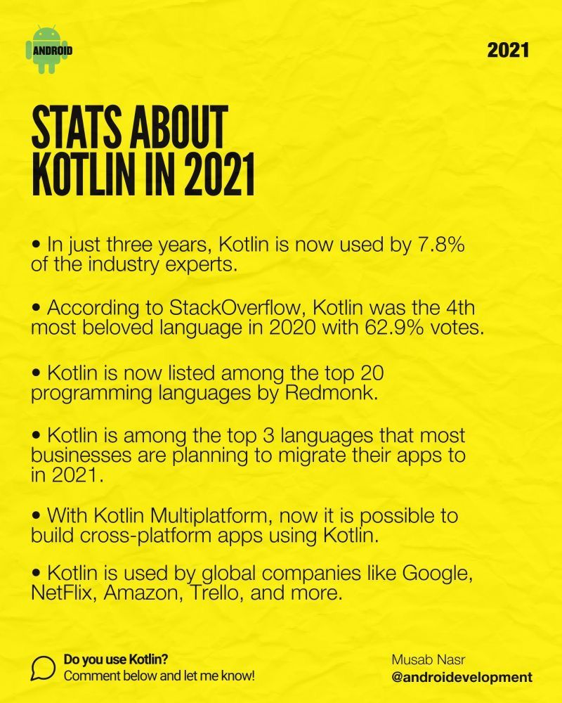 Nikhil Katekhaye on LinkedIn: Kotlin Nikhil Katekhaye on LinkedIn: Kotlin
