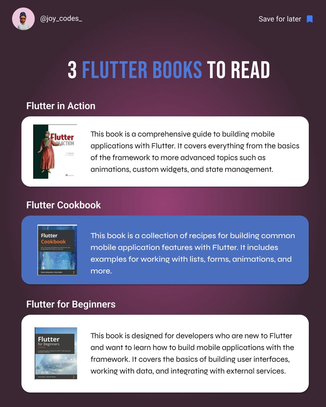 Joy Ehiedu on LinkedIn: #flutterbooks #mobiledevelopment # ... Joy Ehiedu on LinkedIn: #flutterbooks #mobiledevelopment # ...