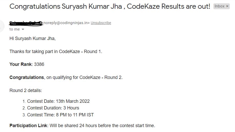 #codingninjas #codekaze | Suryash Kumar Jha | 16 comments #codingninjas #codekaze | Suryash Kumar Jha | 16 comments