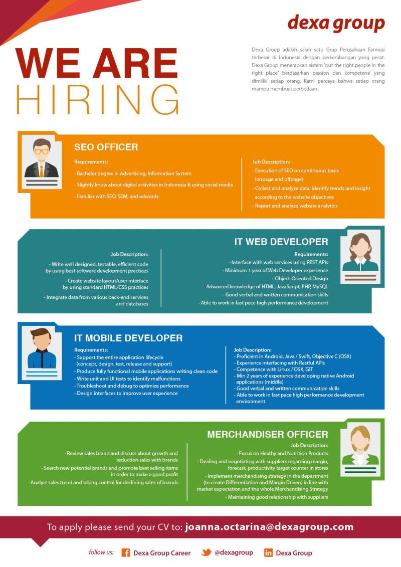 Dexa Group on LinkedIn: Dexa Group is Hiring! We are looking for : 1 ... Dexa Group on LinkedIn: Dexa Group is Hiring! We are looking for : 1 ...
