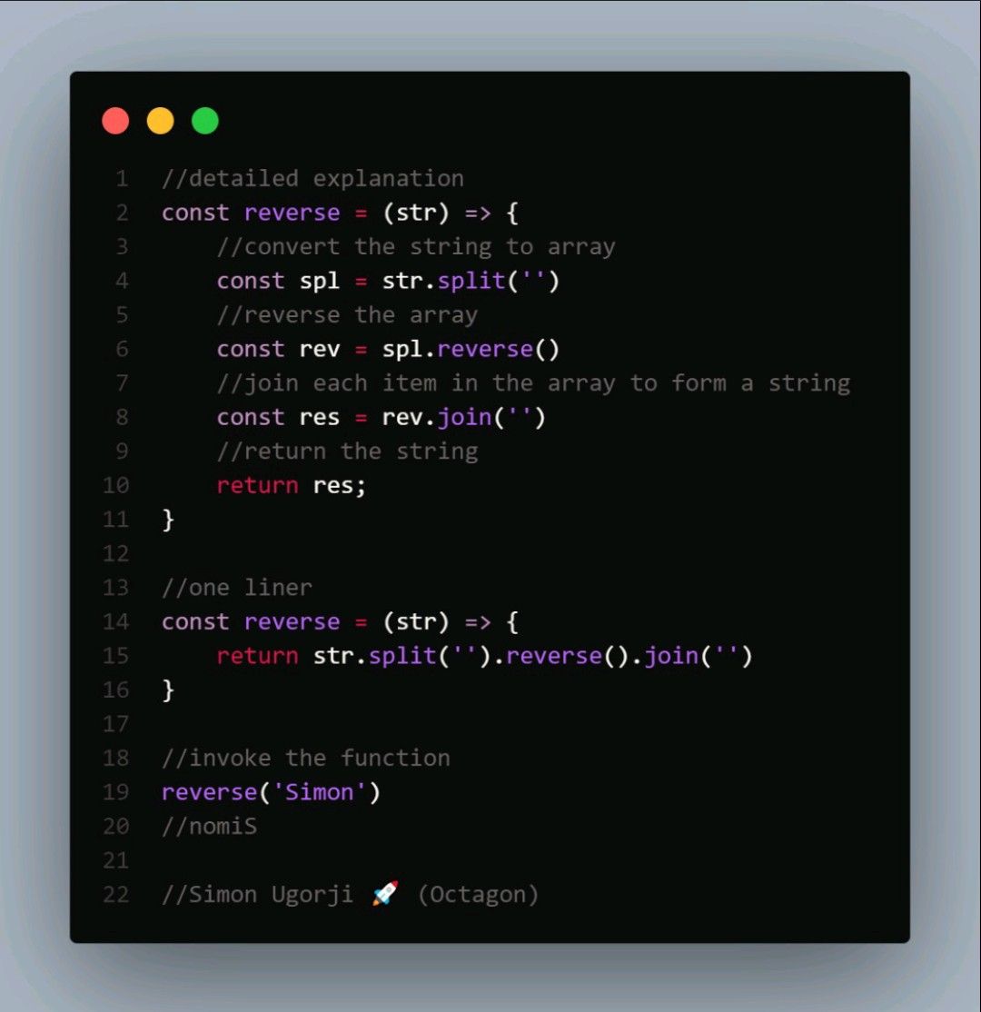 Simon Ugorji on LinkedIn: #javascript #30dayschallenge Simon Ugorji on LinkedIn: #javascript #30dayschallenge