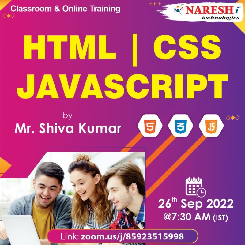 Naresh IT on LinkedIn: #html #css #javascript #online #training #course ... Naresh IT on LinkedIn: #html #css #javascript #online #training #course ...
