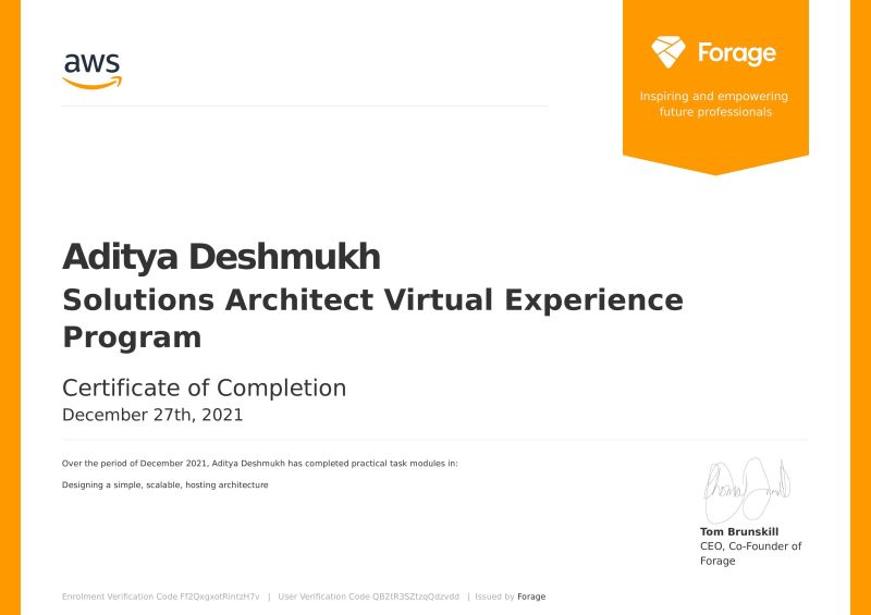 #aws #forage #skills | Aditya Deshmukh #aws #forage #skills | Aditya Deshmukh