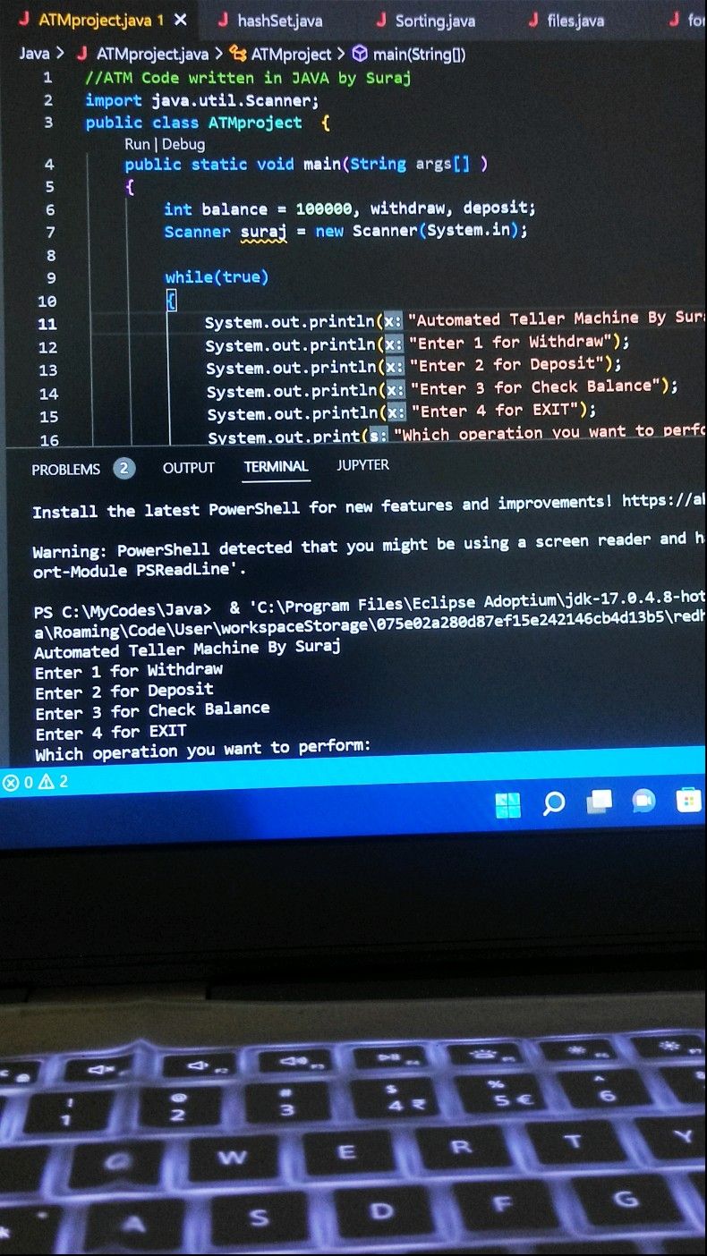 Suraj Kumar Jha on LinkedIn: #javaprogramming #java #code #project # ... Suraj Kumar Jha on LinkedIn: #javaprogramming #java #code #project # ...