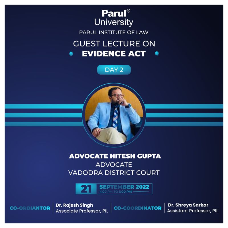 Rajesh Kumar Singh on LinkedIn: Parul Institute Of Law, Parul ... Rajesh Kumar Singh on LinkedIn: Parul Institute Of Law, Parul ...