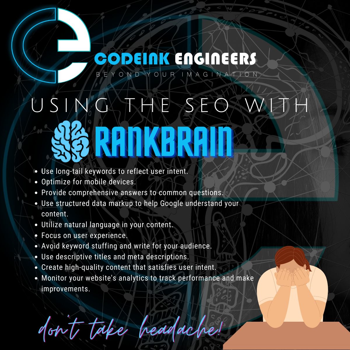 CODEINK ENGINEERS on LinkedIn: #rankbrain #seo #content #improve # ... CODEINK ENGINEERS on LinkedIn: #rankbrain #seo #content #improve # ...