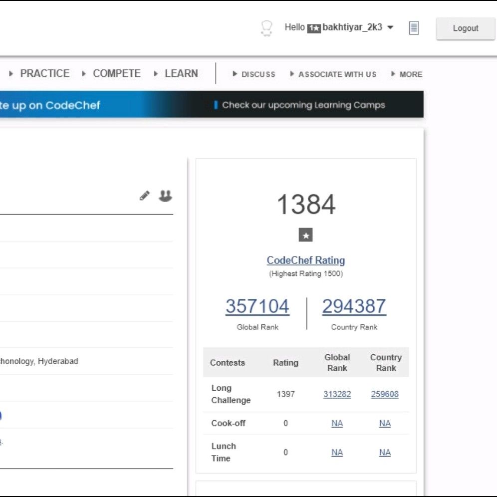 Bakhtiyar Ahmed on LinkedIn: #cpp #competitiveprogramming #codechef Bakhtiyar Ahmed on LinkedIn: #cpp #competitiveprogramming #codechef
