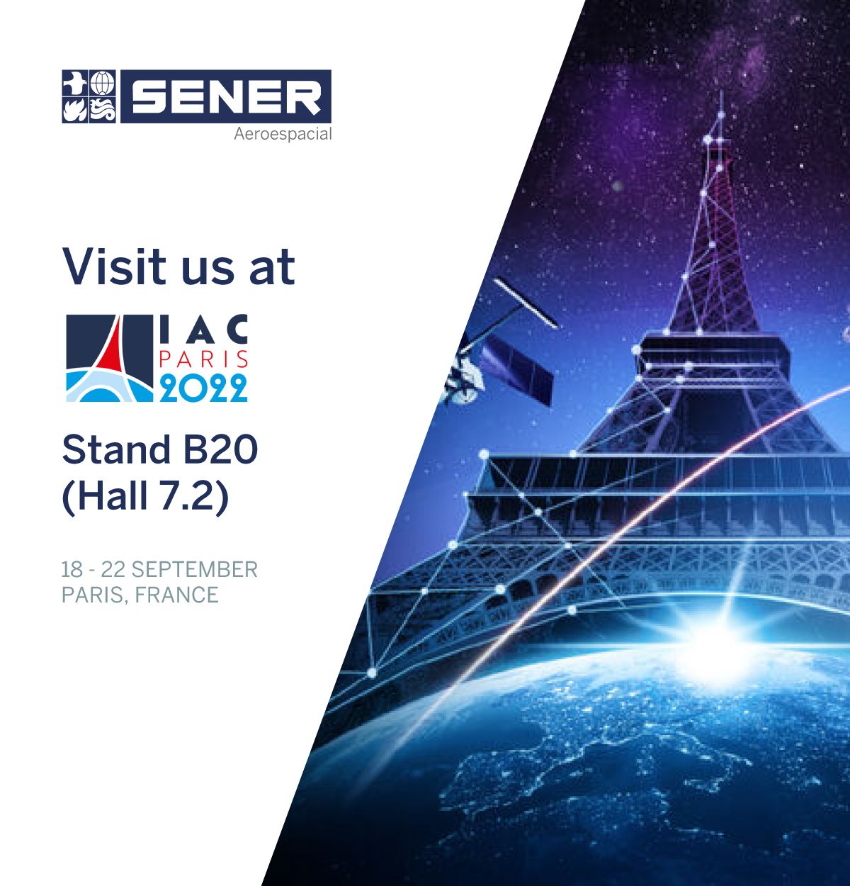 Sener Aerospace & Defence na LinkedIn: #iac22 #space #senerteam Sener Aerospace & Defence na LinkedIn: #iac22 #space #senerteam