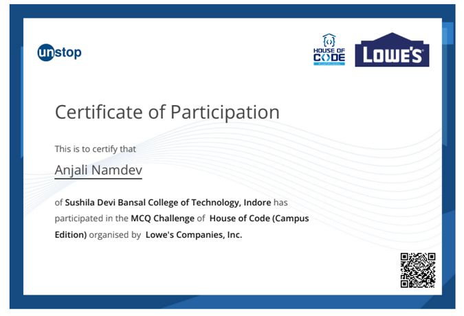 Anjali Namdev on LinkedIn: #coding #d2c #learning Anjali Namdev on LinkedIn: #coding #d2c #learning