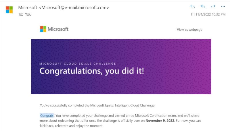 Sushant Puri on LinkedIn: #cloudskillschallenge #azure #microsoft Sushant Puri on LinkedIn: #cloudskillschallenge #azure #microsoft