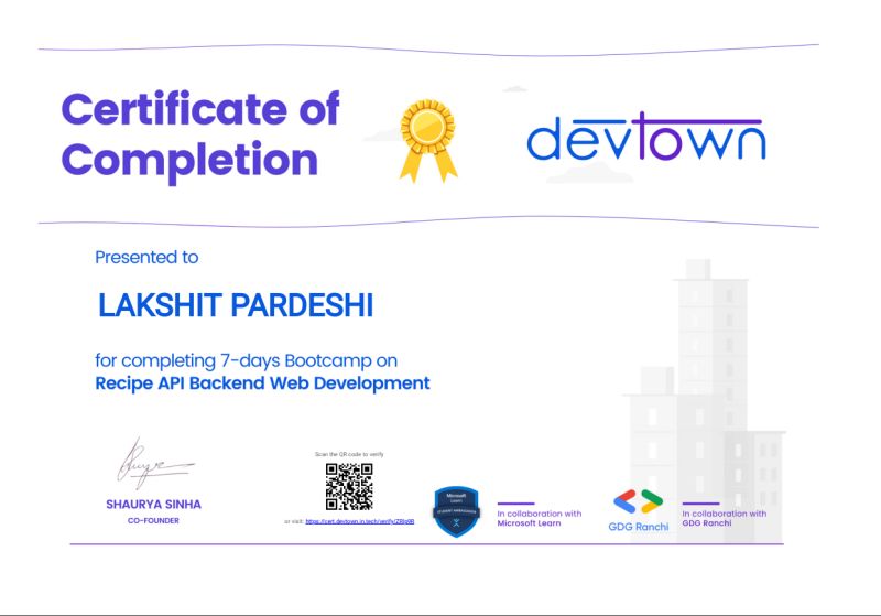 Lakshit Pardeshi on LinkedIn: #javascript #reactjs #devtown # ... Lakshit Pardeshi on LinkedIn: #javascript #reactjs #devtown # ...