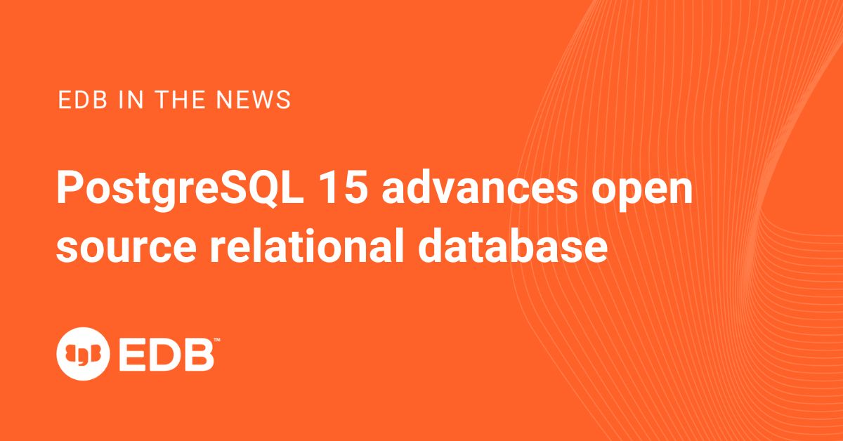 Amit Sharma on LinkedIn: #postgresql #postgresql15 #opensource # ... Amit Sharma on LinkedIn: #postgresql #postgresql15 #opensource # ...