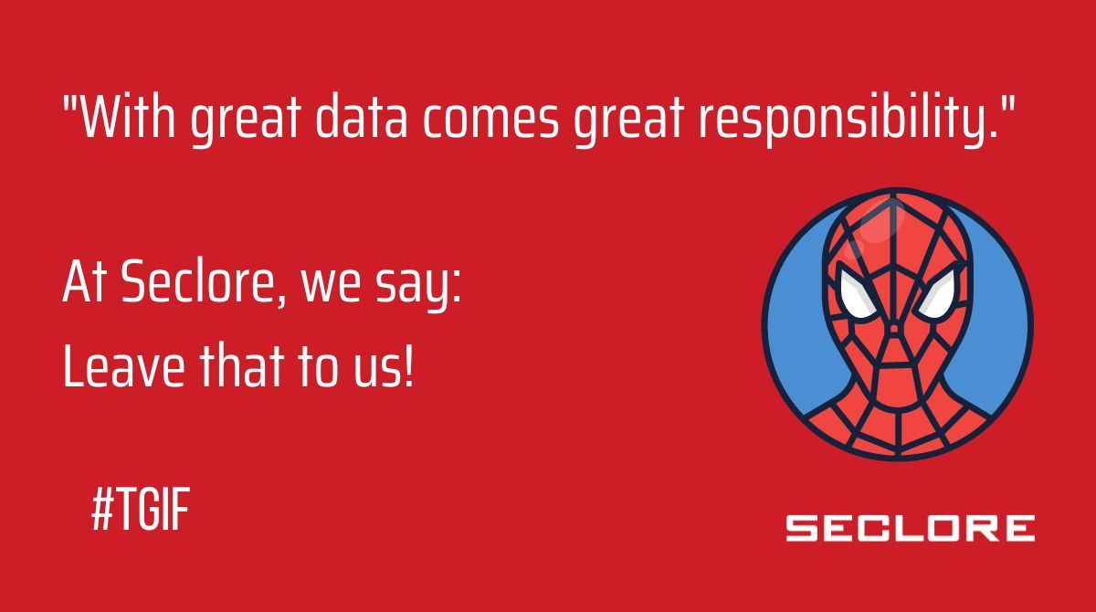 Seclore on LinkedIn: #tgif #tgif #spiderman #seclore #quotes #data # ... Seclore on LinkedIn: #tgif #tgif #spiderman #seclore #quotes #data # ...