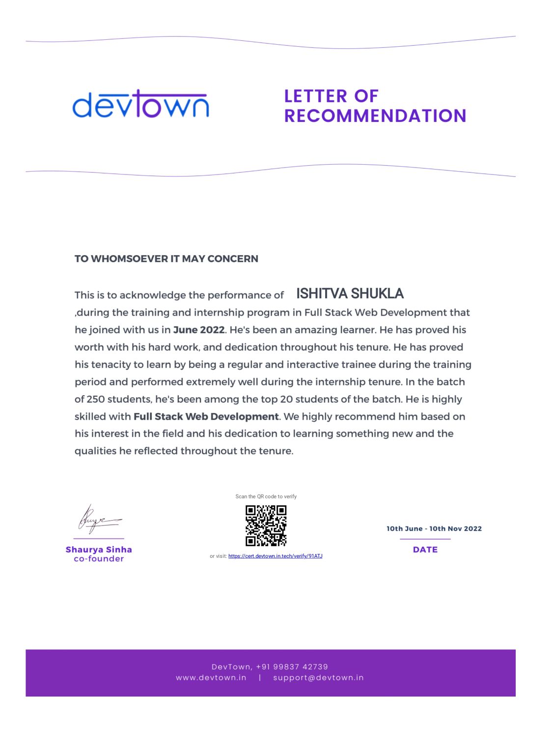 Ishitva shukla on LinkedIn: I'm happy to share that I completed my ... Ishitva shukla on LinkedIn: I'm happy to share that I completed my ...