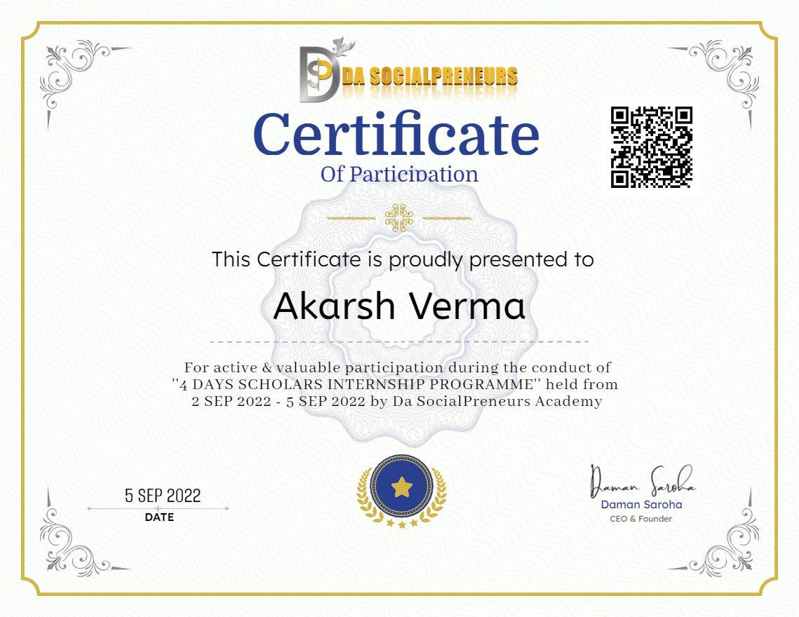 Akarsh Verma on LinkedIn: #connections #socialentrepreneurship # ... Akarsh Verma on LinkedIn: #connections #socialentrepreneurship # ...