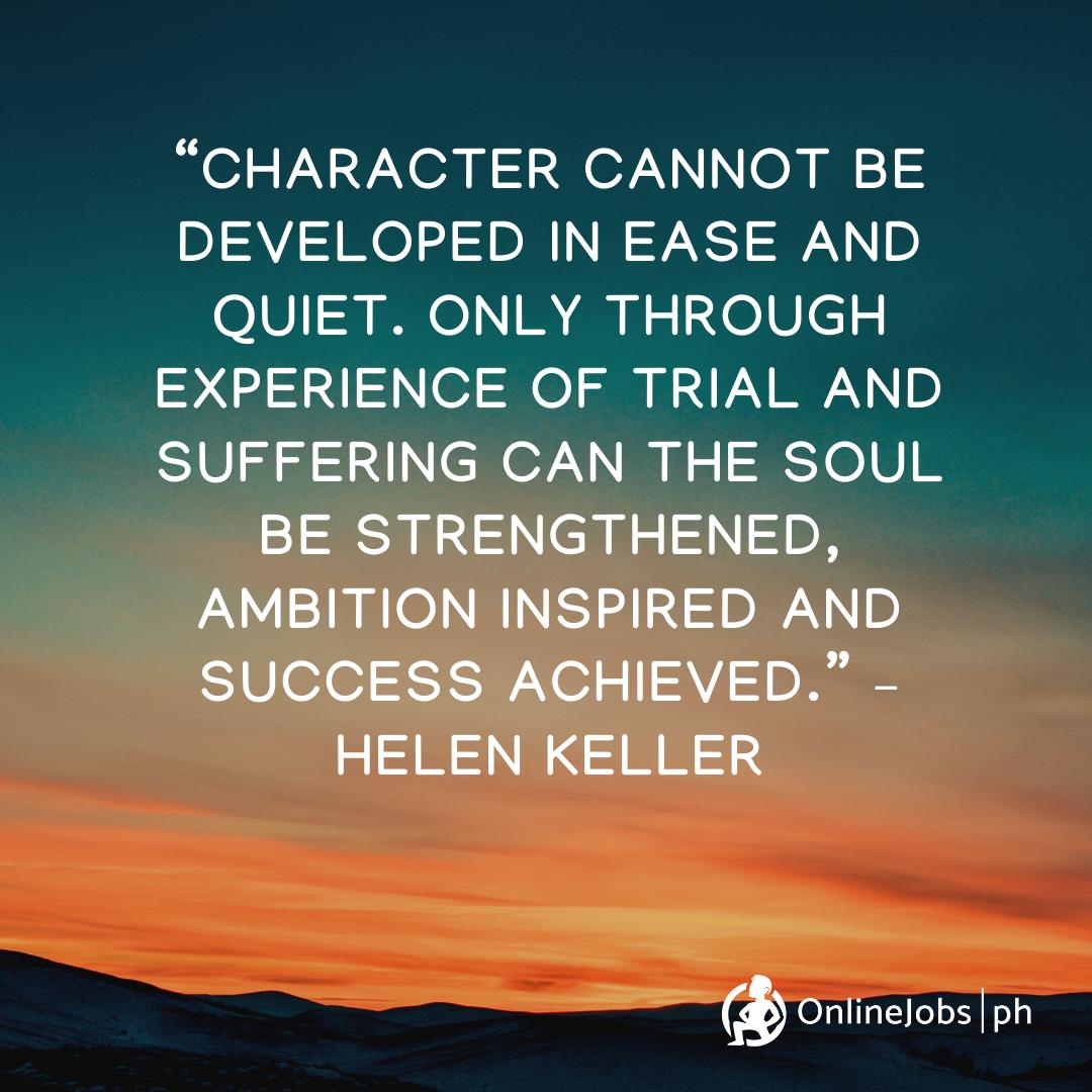 Arthur Tristan Ramos on LinkedIn: #character #experience #challenge Arthur Tristan Ramos on LinkedIn: #character #experience #challenge