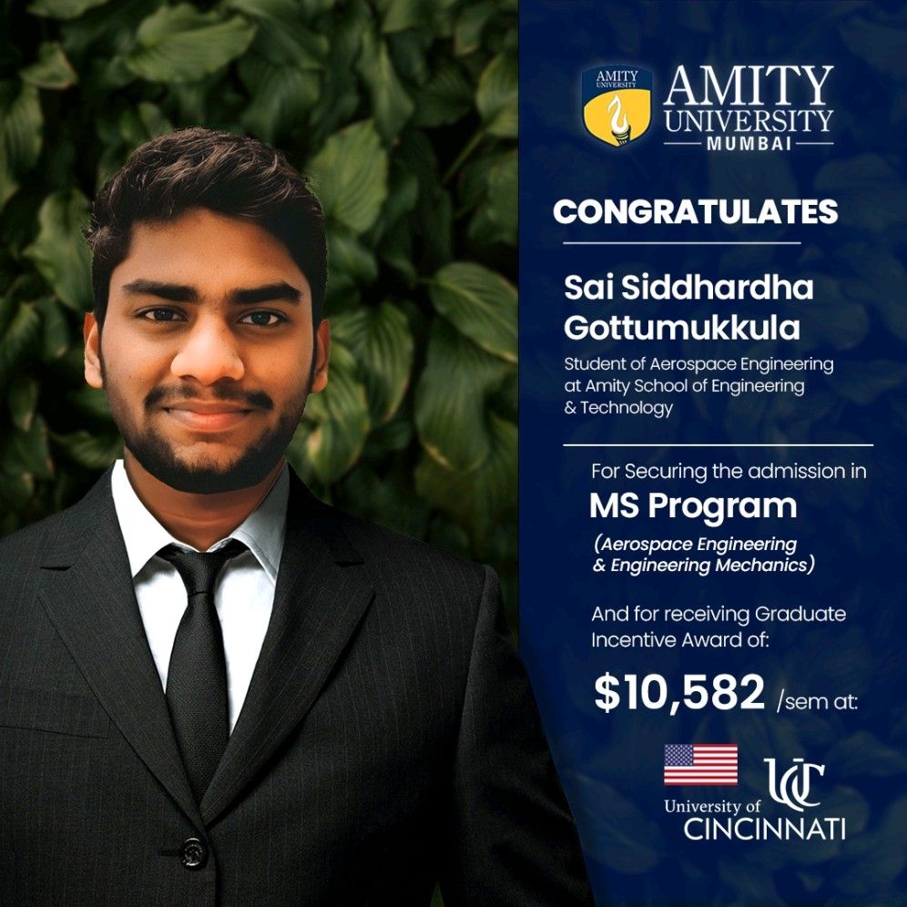 #studentachievement #aerospace #amityuniversitymumbai… | Amity ... #studentachievement #aerospace #amityuniversitymumbai… | Amity ...