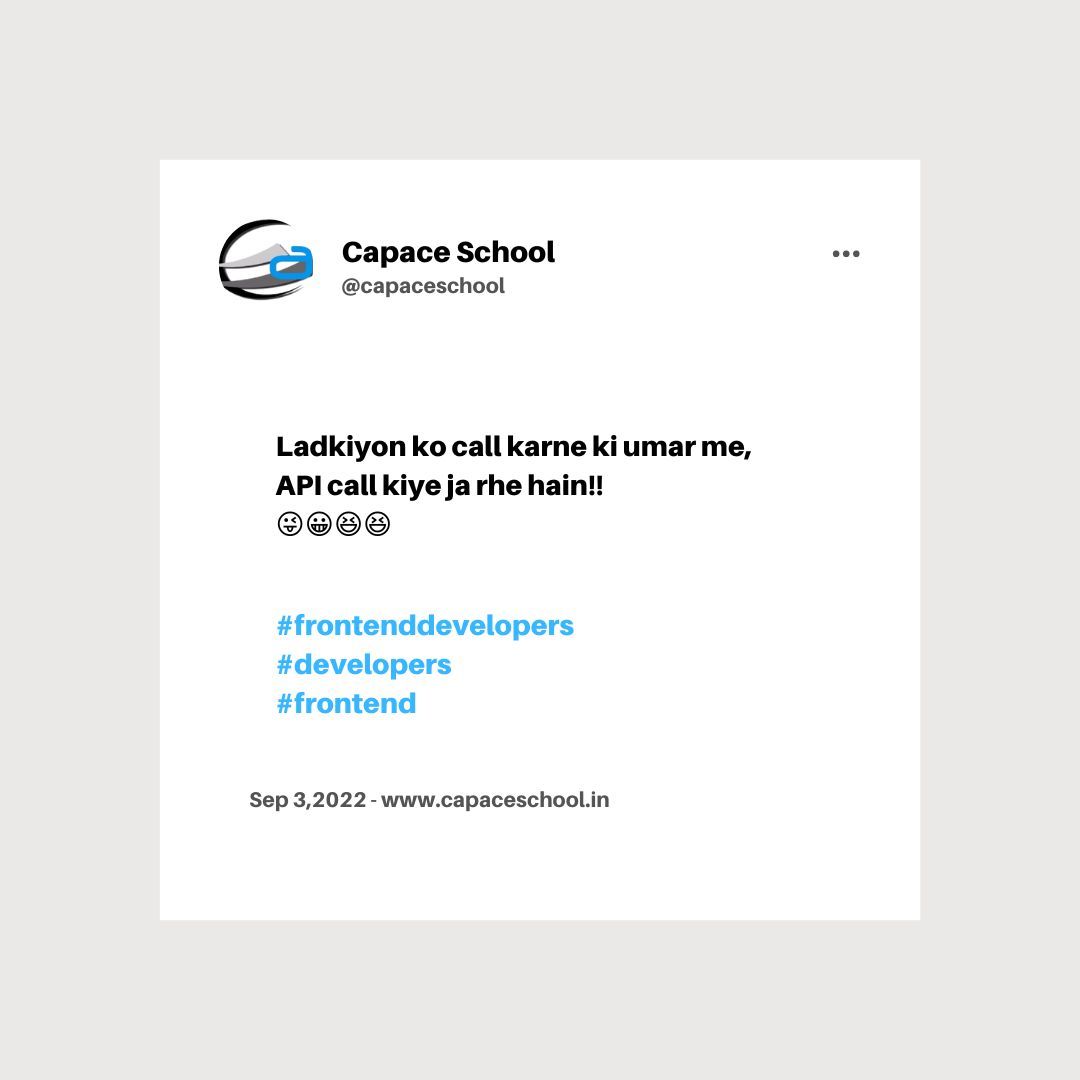 Capace School on LinkedIn: #capace #capaceschool #frontend # ... Capace School on LinkedIn: #capace #capaceschool #frontend # ...
