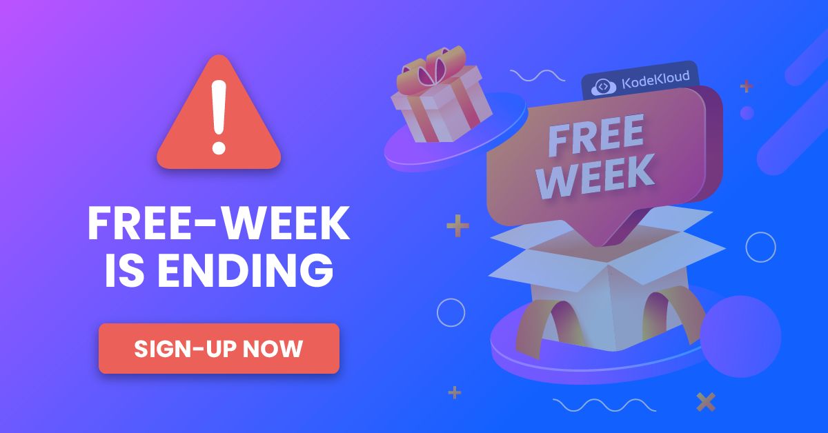 KodeKloud على LinkedIn: #kodekloud #freeweek #devops #cloud #aws # ... KodeKloud على LinkedIn: #kodekloud #freeweek #devops #cloud #aws # ...
