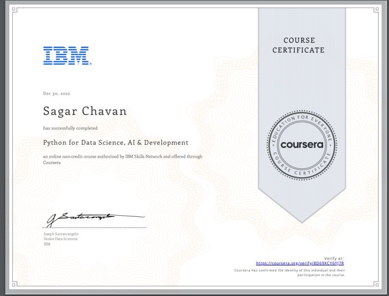 Sagar Chavan on LinkedIn: #python #ai #datascience #newlearning # ... Sagar Chavan on LinkedIn: #python #ai #datascience #newlearning # ...