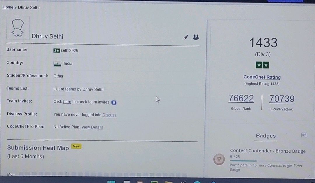 Dhruv Sethi on LinkedIn: #codechef #cp Dhruv Sethi on LinkedIn: #codechef #cp