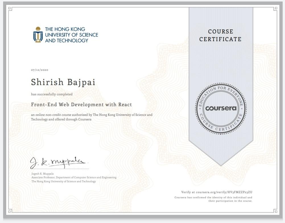 Shirish Bajpai on LinkedIn: #reactjs Shirish Bajpai on LinkedIn: #reactjs