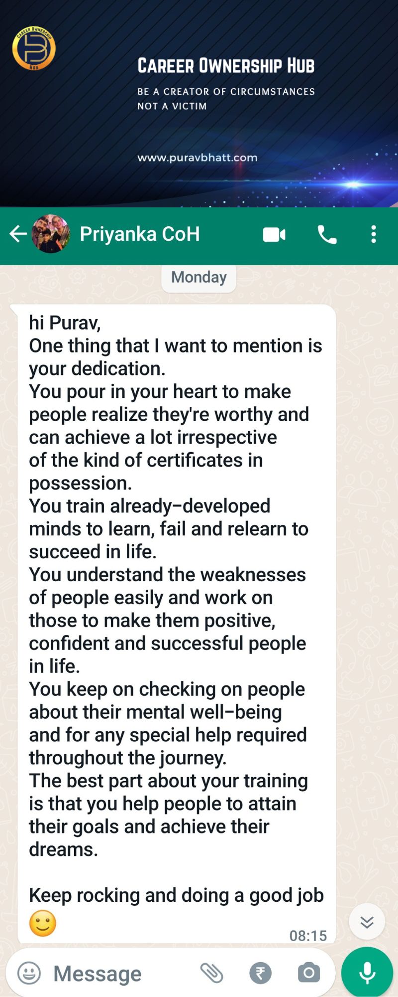 Purav Bhatt 🌟 on LinkedIn: #mentor #mentee #feedback # ... Purav Bhatt 🌟 on LinkedIn: #mentor #mentee #feedback # ...