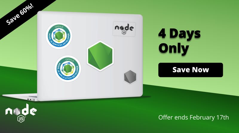 Node.js on LinkedIn: Node.js training and certification savings 💚 Get ... Node.js on LinkedIn: Node.js training and certification savings 💚 Get ...