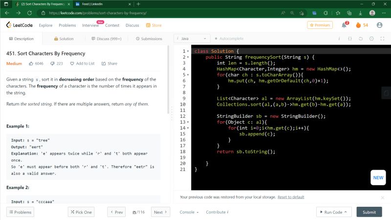 Prafful Shukla on LinkedIn: #leetcode #100daysofcodechallenge #coders # ... Prafful Shukla on LinkedIn: #leetcode #100daysofcodechallenge #coders # ...