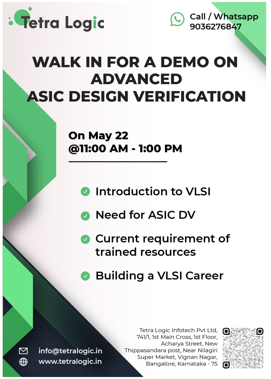 Tetra Logic Infotech on LinkedIn: #vlsi #vlsitraining #asic #verilog # ... Tetra Logic Infotech on LinkedIn: #vlsi #vlsitraining #asic #verilog # ...
