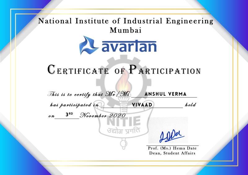 Anshul Verma on LinkedIn: #mba #avartan Anshul Verma on LinkedIn: #mba #avartan