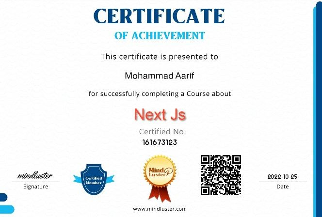 mohammad aarif on LinkedIn: #nextjs #nodedevelopers #framework #reactjs mohammad aarif on LinkedIn: #nextjs #nodedevelopers #framework #reactjs