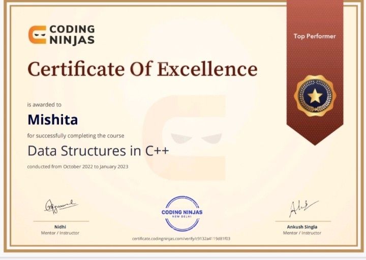 Mishita Arora på LinkedIn: #learning #codingninjas #cpp #dsa | 12 ... Mishita Arora på LinkedIn: #learning #codingninjas #cpp #dsa | 12 ...