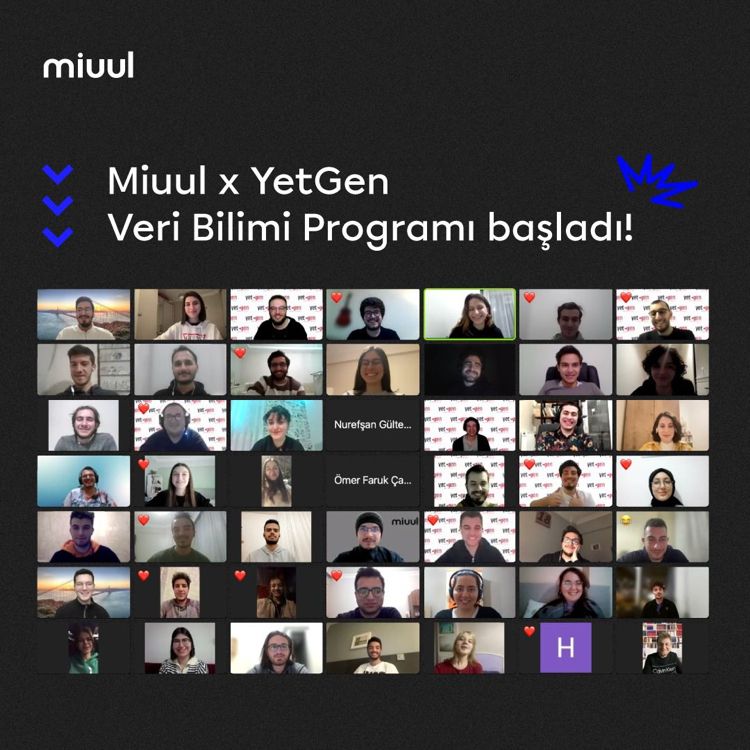 Miuul x YetGen Veri Bilimi Programı başladı!🥳 | Miuul Miuul x YetGen Veri Bilimi Programı başladı!🥳 | Miuul