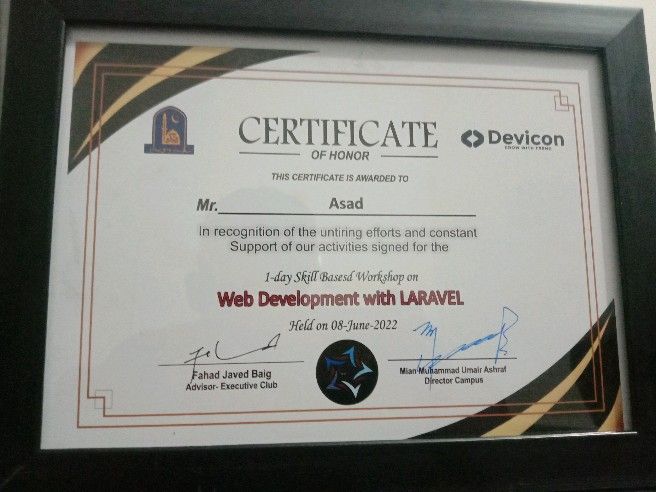 Asad Ali Zaffar (Laravel and front-end Expert) on LinkedIn: #university ... Asad Ali Zaffar (Laravel and front-end Expert) on LinkedIn: #university ...