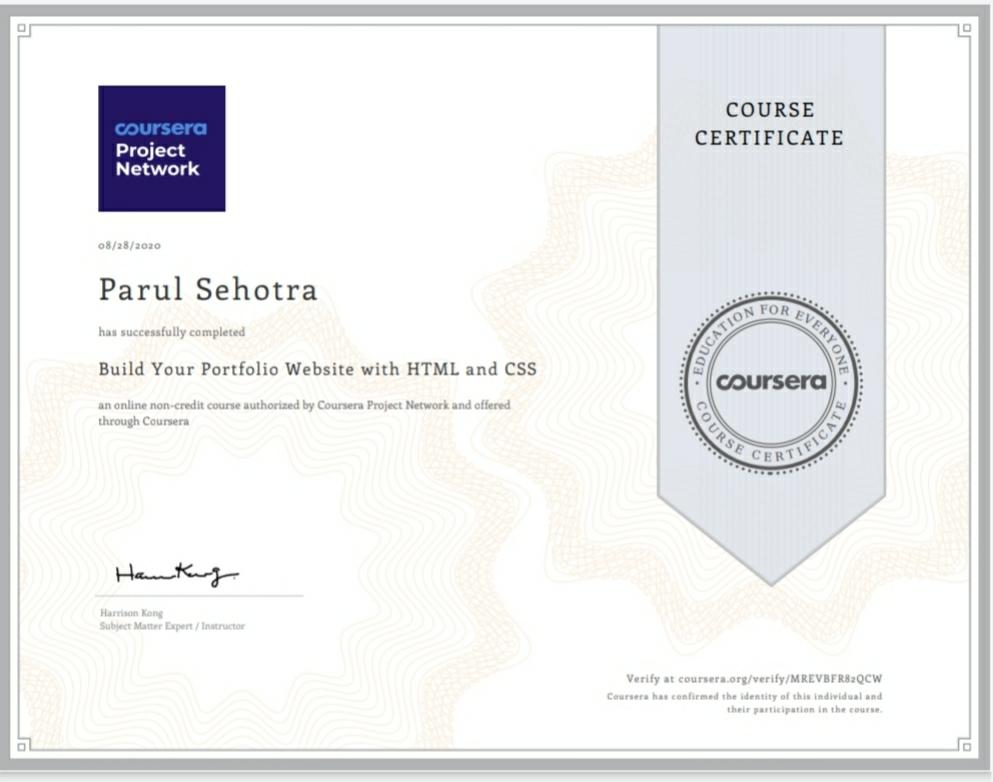 Parul Sehotra on LinkedIn: #build #html #css Parul Sehotra on LinkedIn: #build #html #css