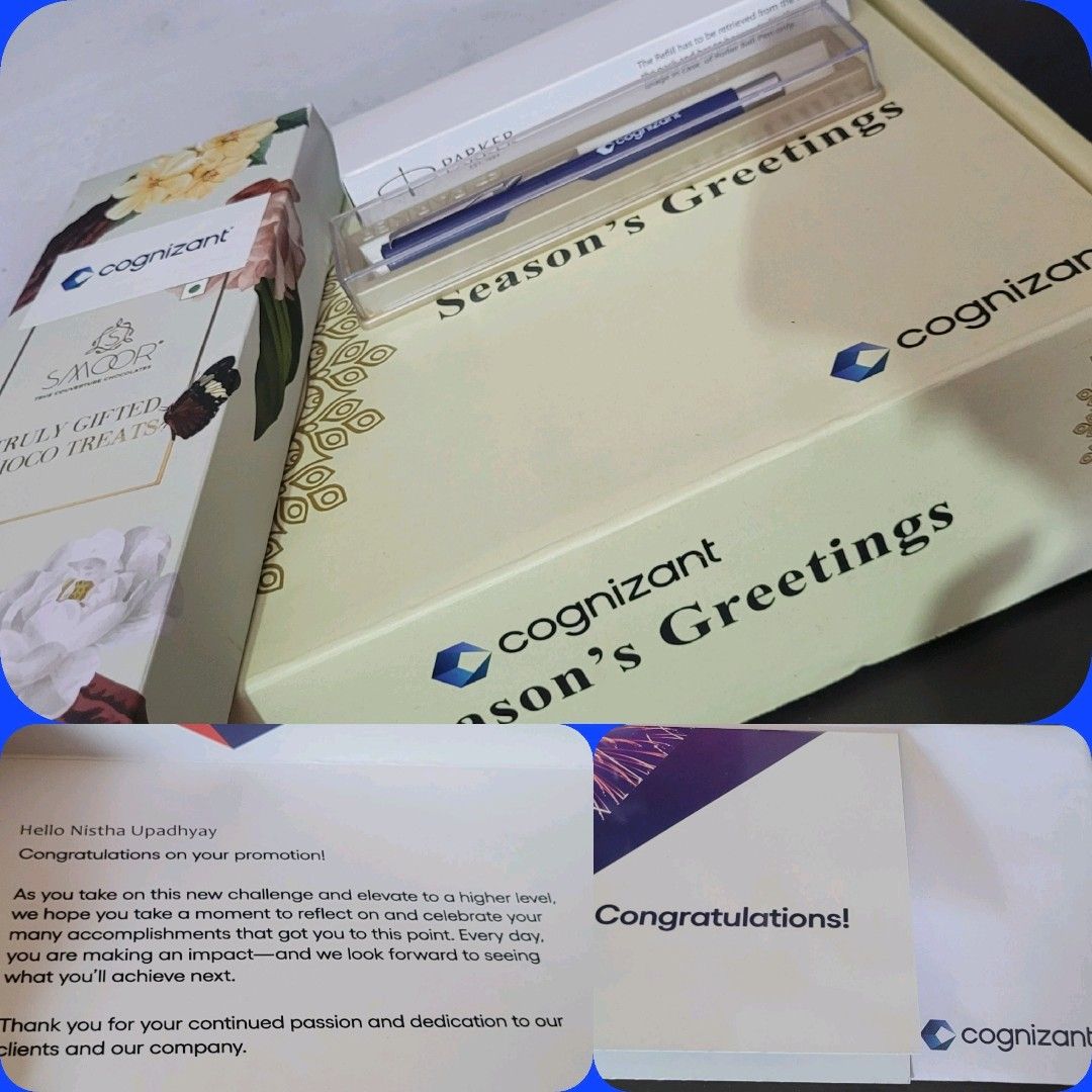 Nishtha Upadhyay on LinkedIn: #thankyou #cognizant #promotion # ... Nishtha Upadhyay on LinkedIn: #thankyou #cognizant #promotion # ...