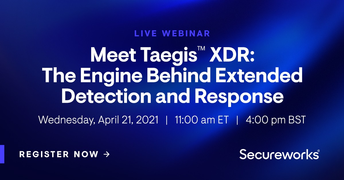 Kenneth Brisco, MBA on LinkedIn: Meet Taegis XDR: The Engine Behind ... Kenneth Brisco, MBA on LinkedIn: Meet Taegis XDR: The Engine Behind ...