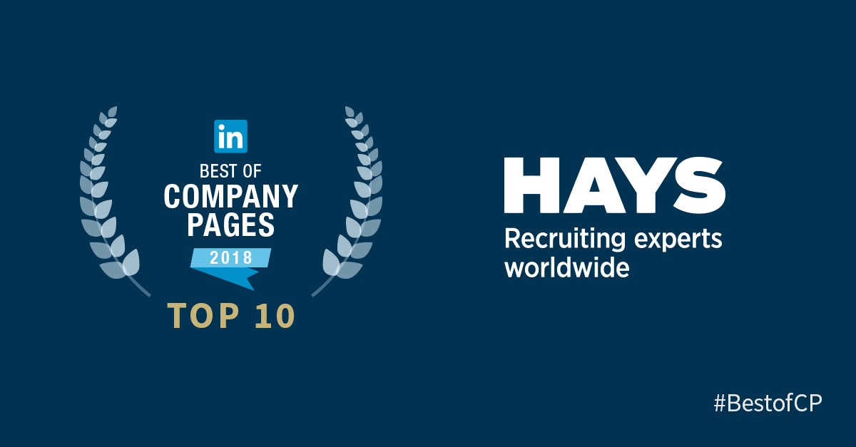 Julia Prado on LinkedIn: Hays foi nomeada como Best Company Page no ... Julia Prado on LinkedIn: Hays foi nomeada como Best Company Page no ...