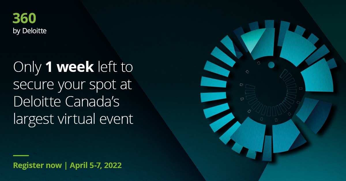 Deloitte on LinkedIn: Archived Event - 360 by Deloitte | April 2022 Deloitte on LinkedIn: Archived Event - 360 by Deloitte | April 2022