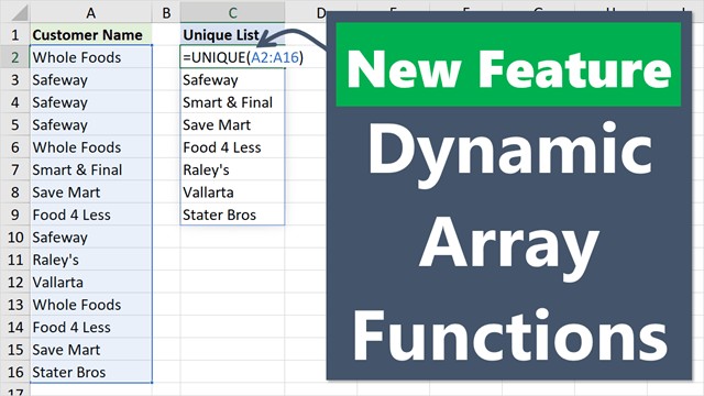 Aline Truong on LinkedIn: New Excel Features: Dynamic Array Formulas ... Aline Truong on LinkedIn: New Excel Features: Dynamic Array Formulas ...