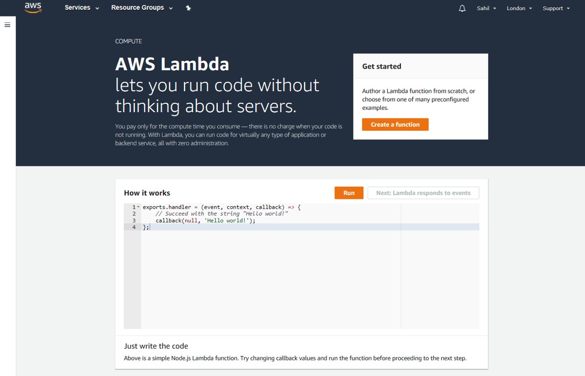 Sahil Malhotra on LinkedIn: Python 3.6 with AWS Lambda Sahil Malhotra on LinkedIn: Python 3.6 with AWS Lambda