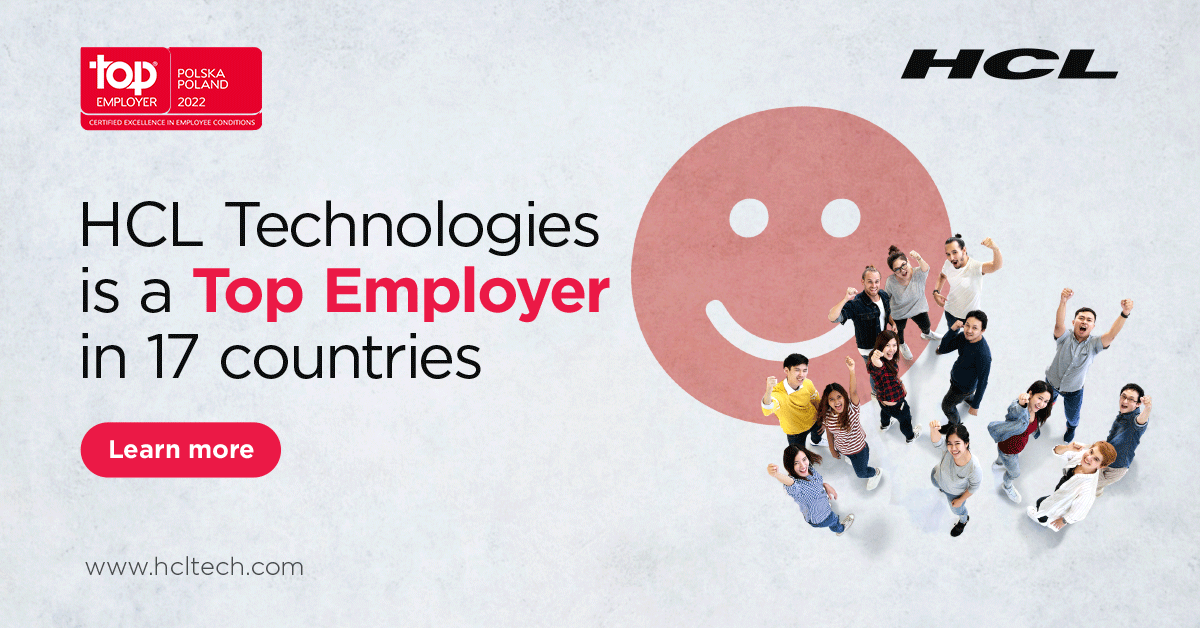 HCLTech on LinkedIn: HCL Technologies Named Top Employer 2022 in 17 ... HCLTech on LinkedIn: HCL Technologies Named Top Employer 2022 in 17 ...