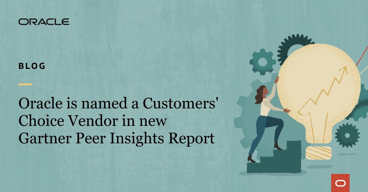 Neal Beasley on LinkedIn: Oracle was named a Customers’ Choice Vendor ... Neal Beasley on LinkedIn: Oracle was named a Customers’ Choice Vendor ...