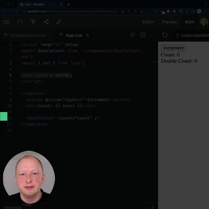 Michael Hoffmann on LinkedIn: 💡 Vue Tip: Destructure Props in ... Michael Hoffmann on LinkedIn: 💡 Vue Tip: Destructure Props in ...