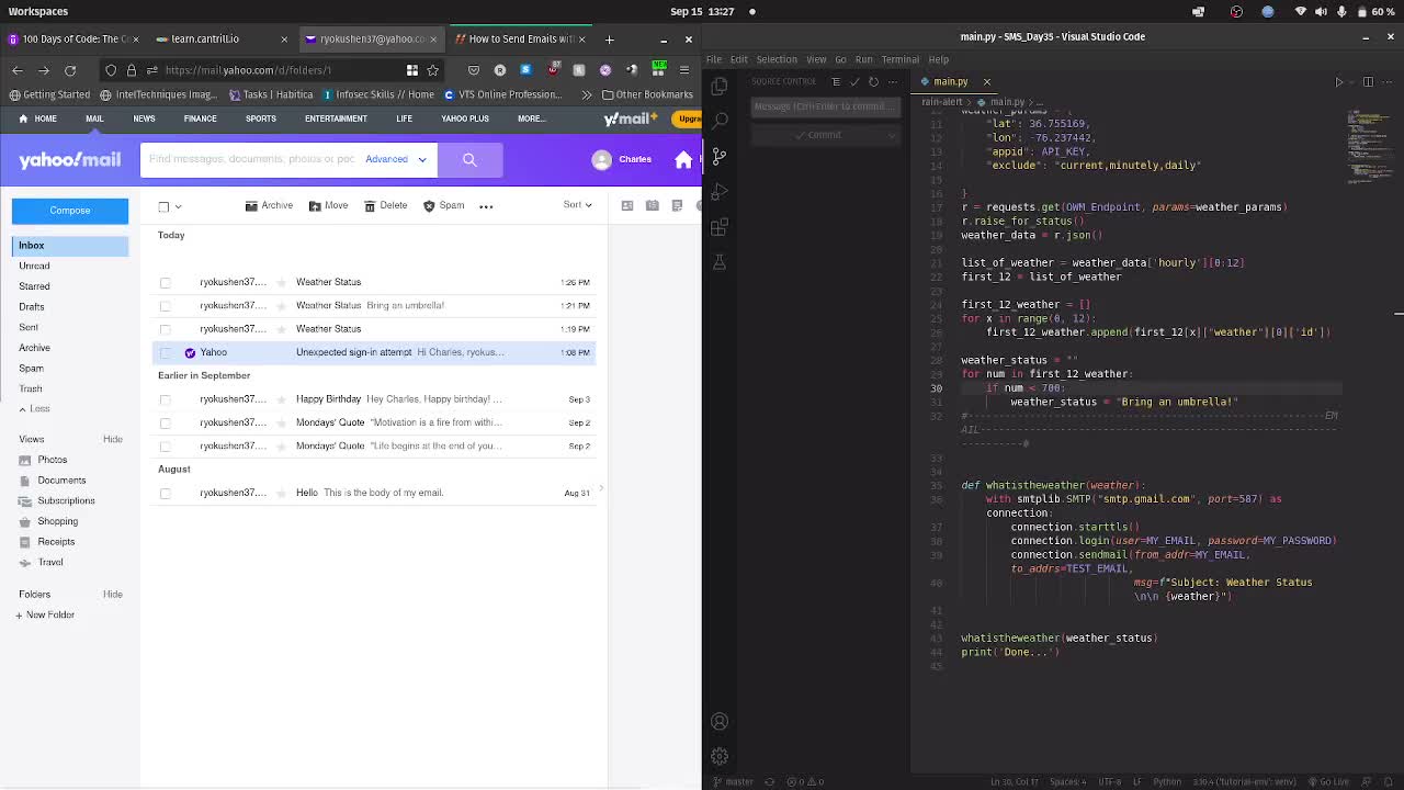 Charles Dorfeuille on LinkedIn: #100daysofcode #python #programming #coding Charles Dorfeuille on LinkedIn: #100daysofcode #python #programming #coding