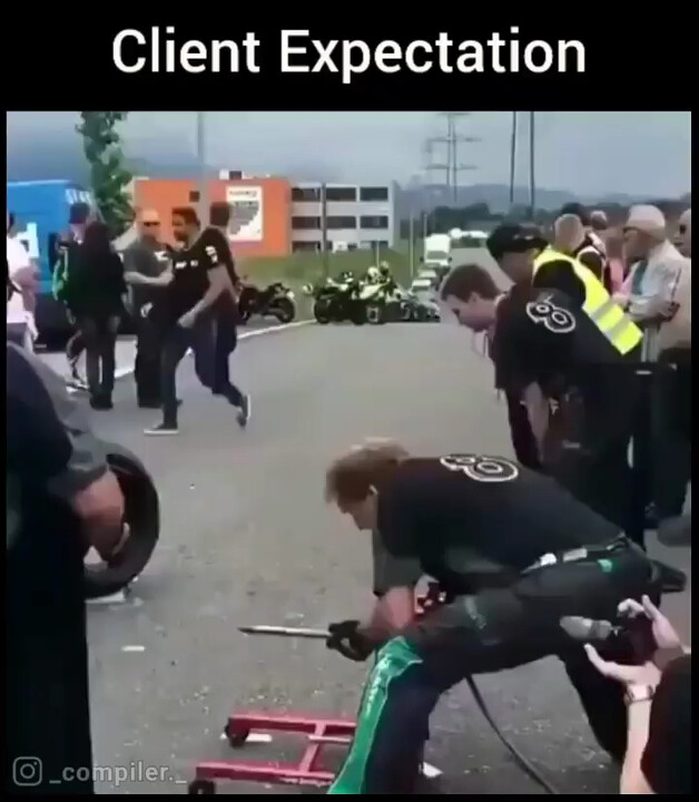 Linas Beliūnas on LinkedIn: Client Expectations vs. Client Budget👇😂 You ... Linas Beliūnas on LinkedIn: Client Expectations vs. Client Budget👇😂 You ...